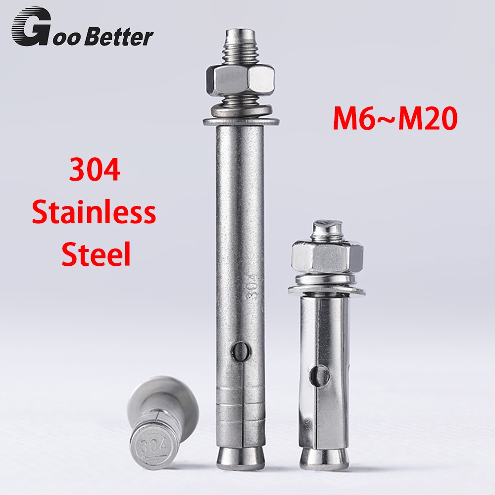 M6 M8 M10 M12 M14 M16 M20 Wall Plug External Hex Expansion Bolt-A2 ...