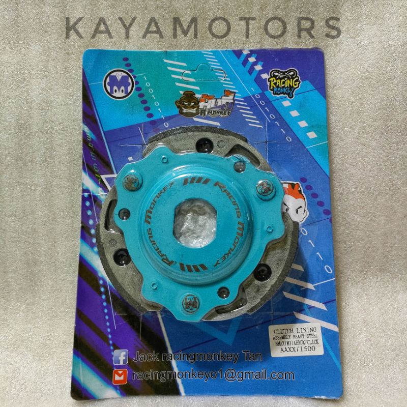 RACING MONKEY CLUTCH ASSEMBLY NMAX/AEROX/Mio i 125/M3/CLICK | Shopee ...