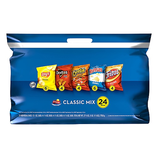 Lays JUMBO PACK 24 pieces Classic Mix Snacks Variety Pack [ Cheetos ...
