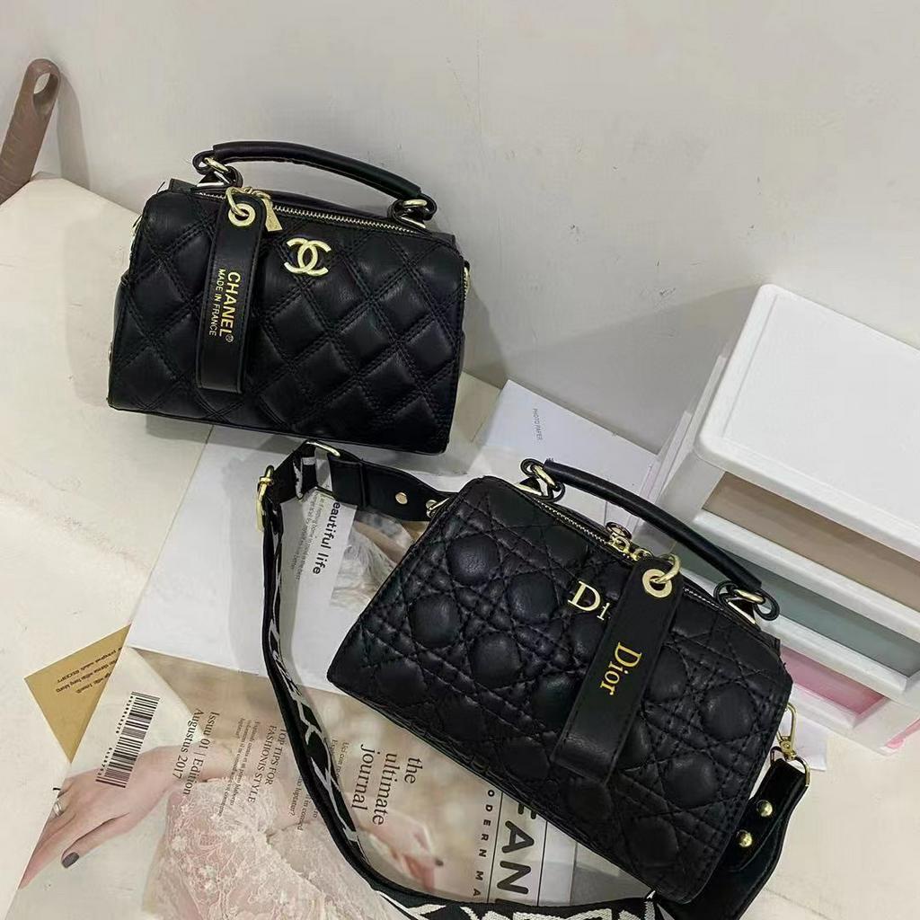 EMMA Top Grade Leather sling shoulder bag for women(B1425) | Shopee ...