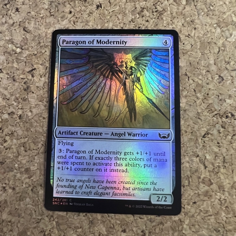 MTG PARAGON OF MODERNITY | ANGEL WARRIOR | STREETS OF NEW CAPENNA ...