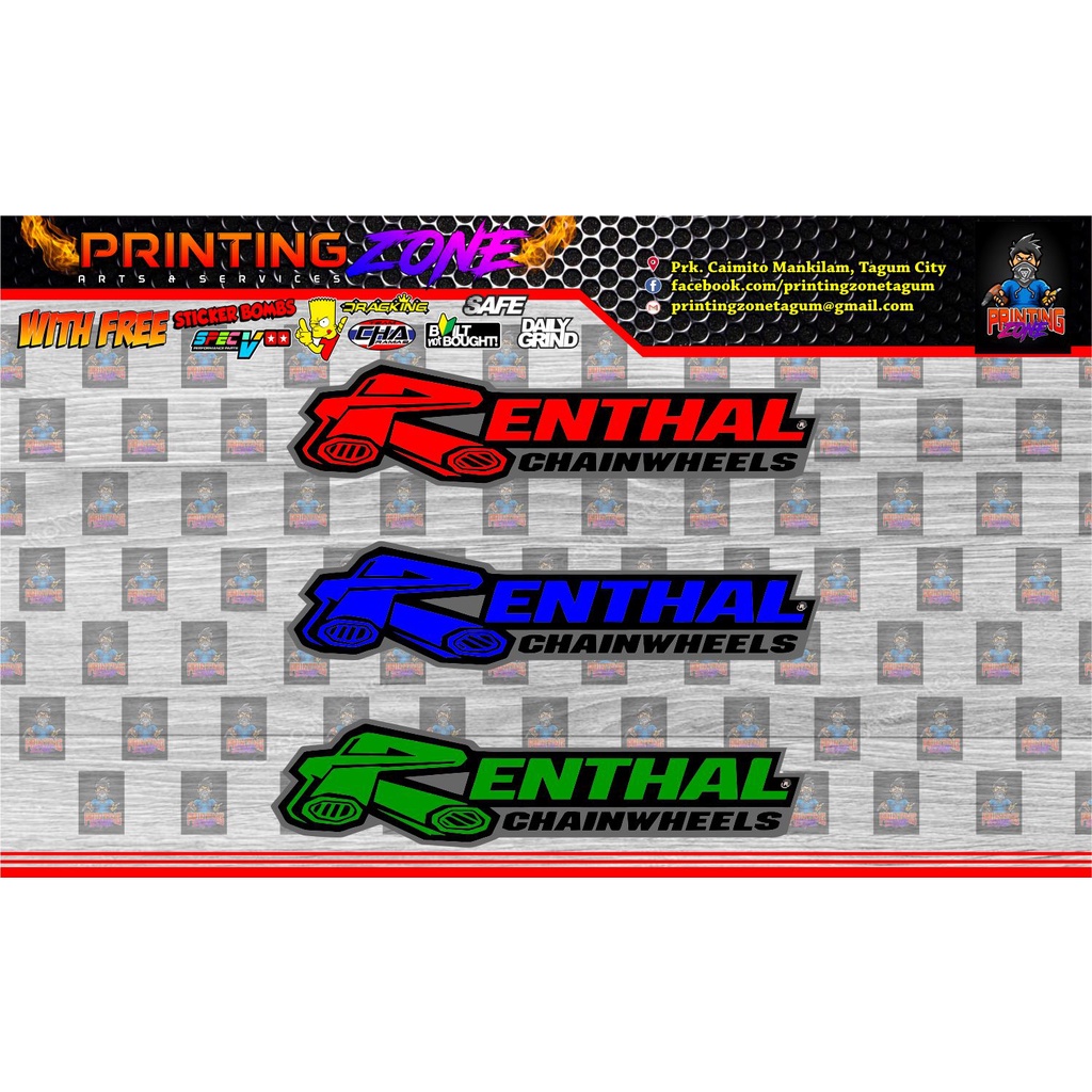 Universal Swing Arm Sticker Decals pair (2pcs) for all MC durable ...