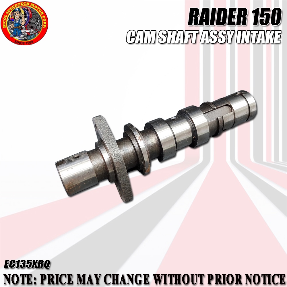 RAIDER 150 CAM SHAFT ASSY INTAKE (EC135XRQ) | Shopee Philippines