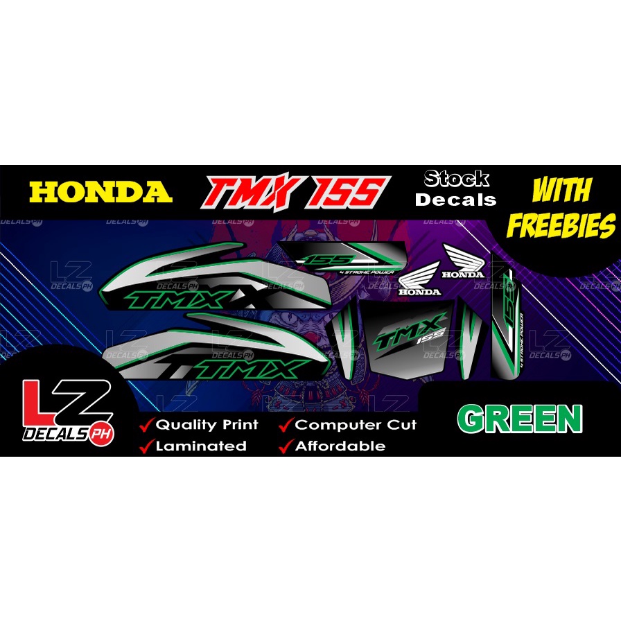 Honda TMX 155 Stock Decals / Stickers | Shopee Philippines