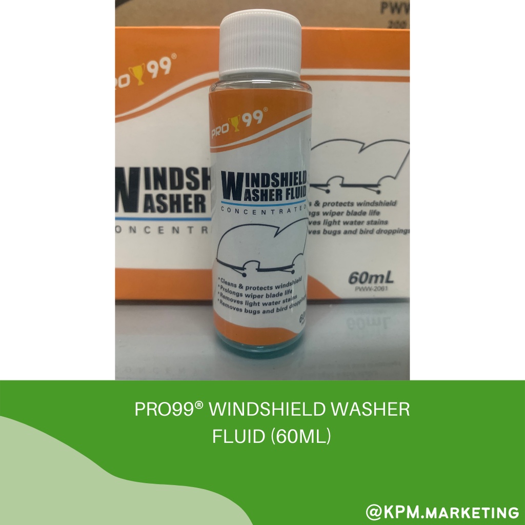 PRO99 Windshield Washer Fluid (Concentrated) 60ML PWW-2061 | Shopee ...