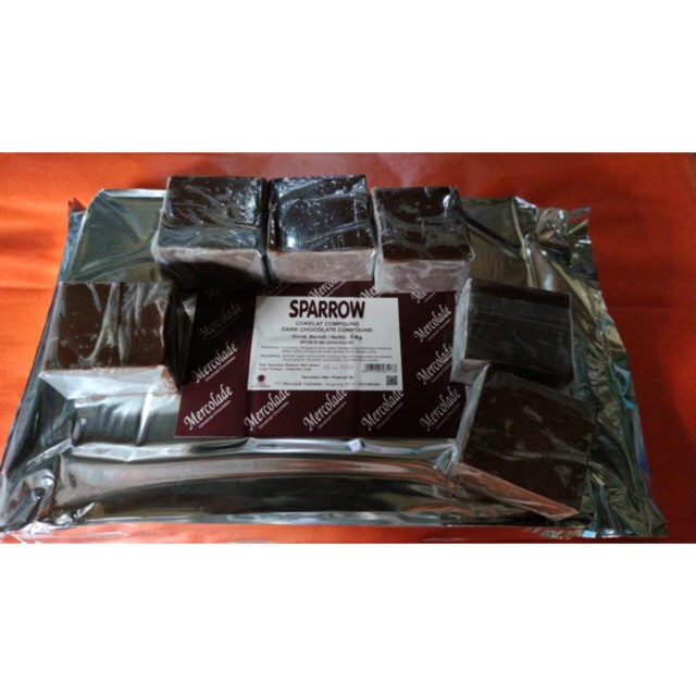 Chocolate Block Compound Mercolade Sparrow (repack) 250gr | Shopee ...