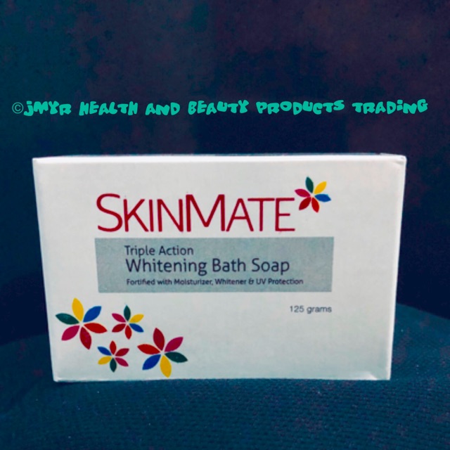 Original Skinmate Triple Action Whitening Bath Soap | Shopee Philippines
