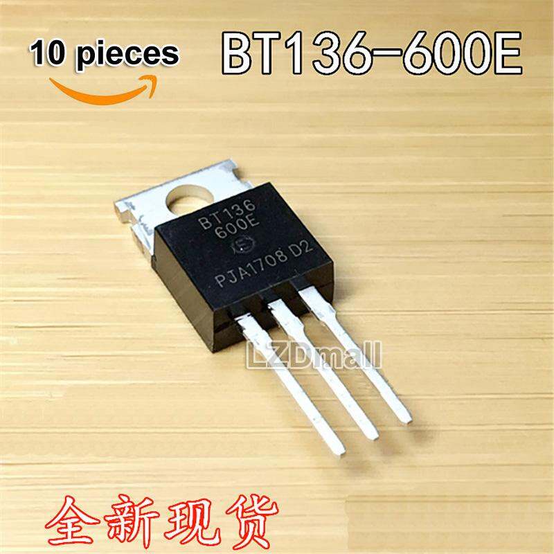 10pcs BT136 600E TO-220 BT136-600 TO220 BT136-600E Triac 600V 4A new ...