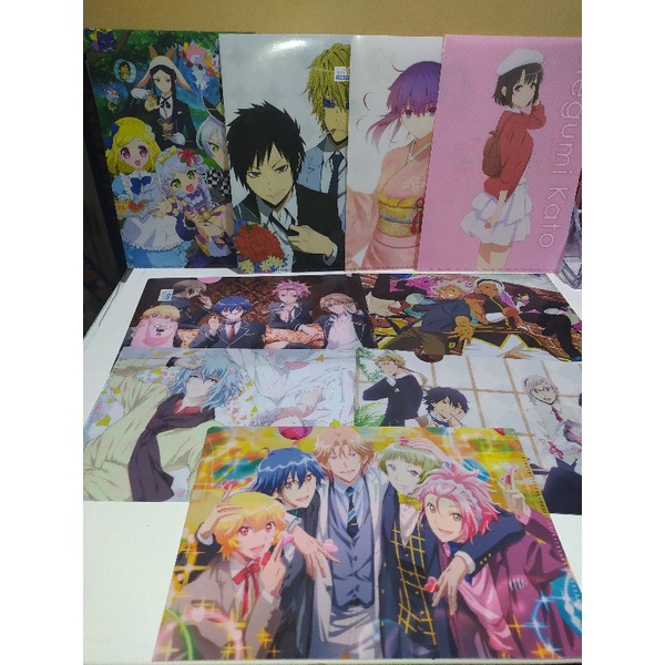 Assorted Anime Mini Clear File | Shopee Philippines