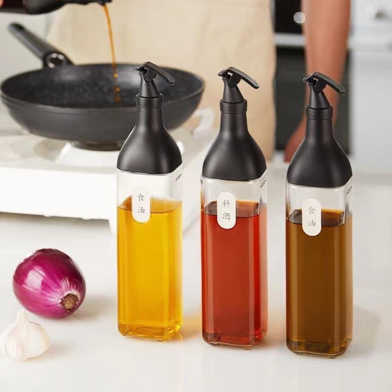 Cooking Oil Vinegar Liquid Condiments Dispenser Bottle 500ml | Shopee ...