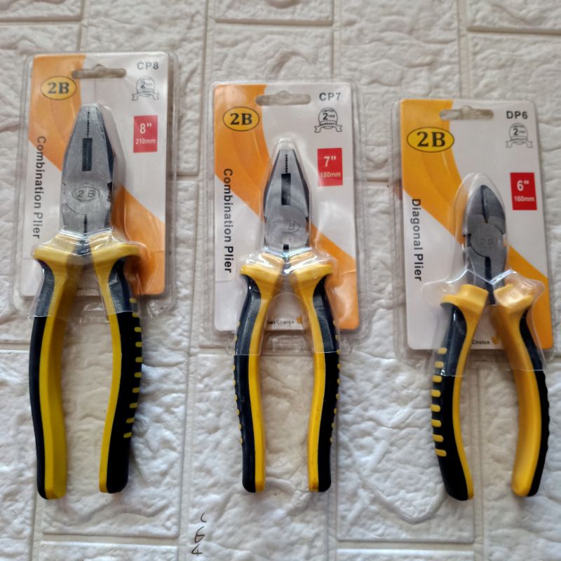 Combination plier , Long nose plier, diagonal plier, per pcs | Shopee ...