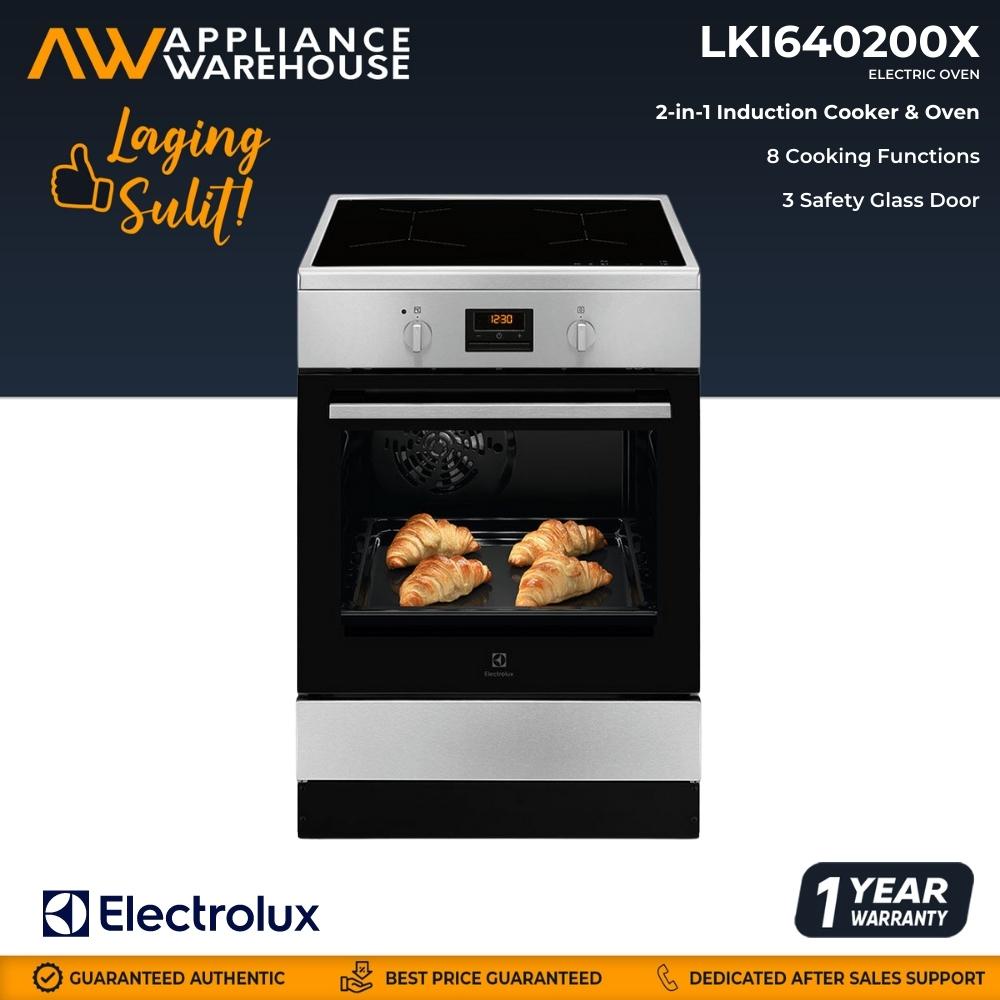 Electrolux LKI640200X 60cm Freestanding Cooker 4 Induction zones ...