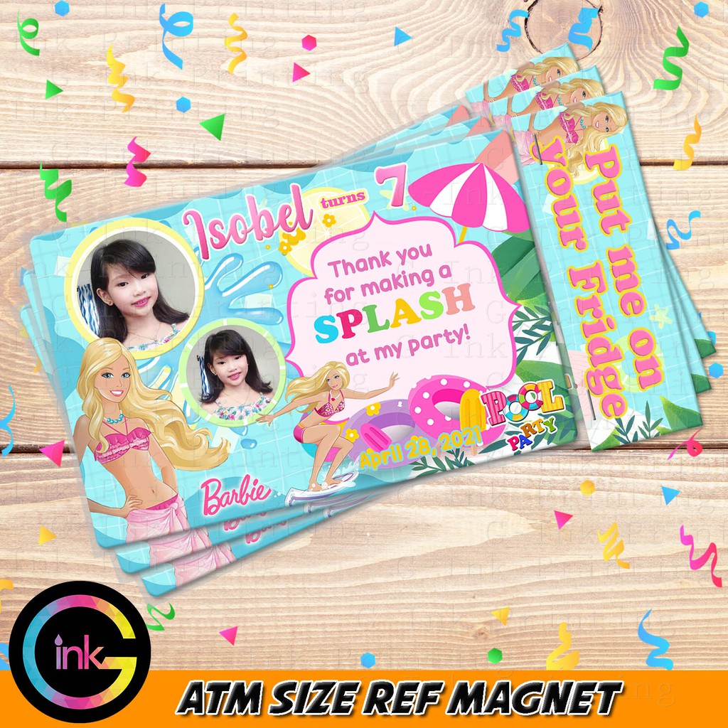 Barbie v3 Theme Photo Ref Magnet Souvenir with FREE TAG! | Shopee ...