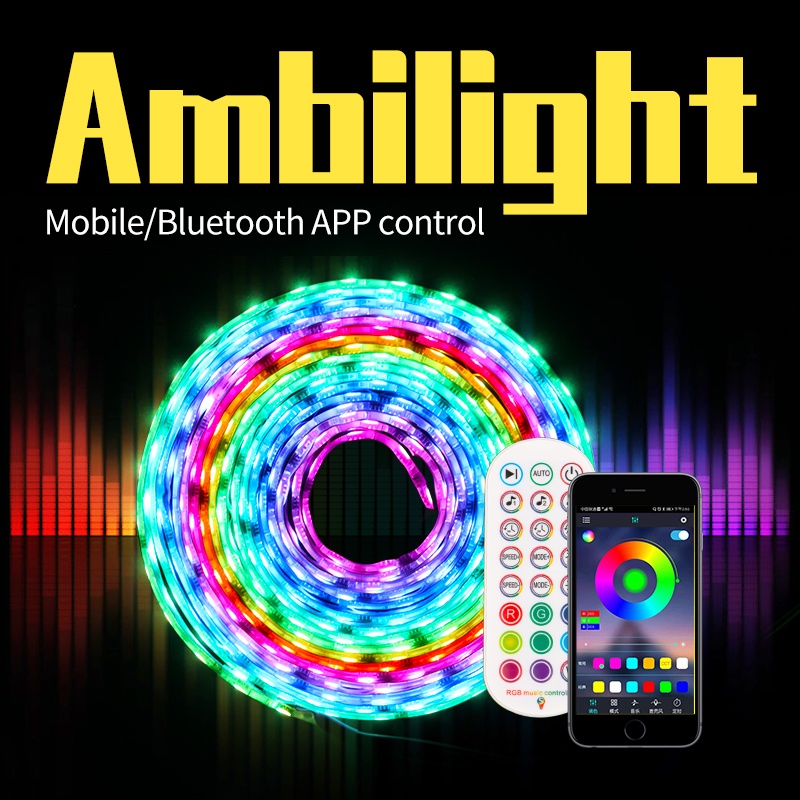 ready stock led strip light Ambient light Ambilight color music rhythm ...