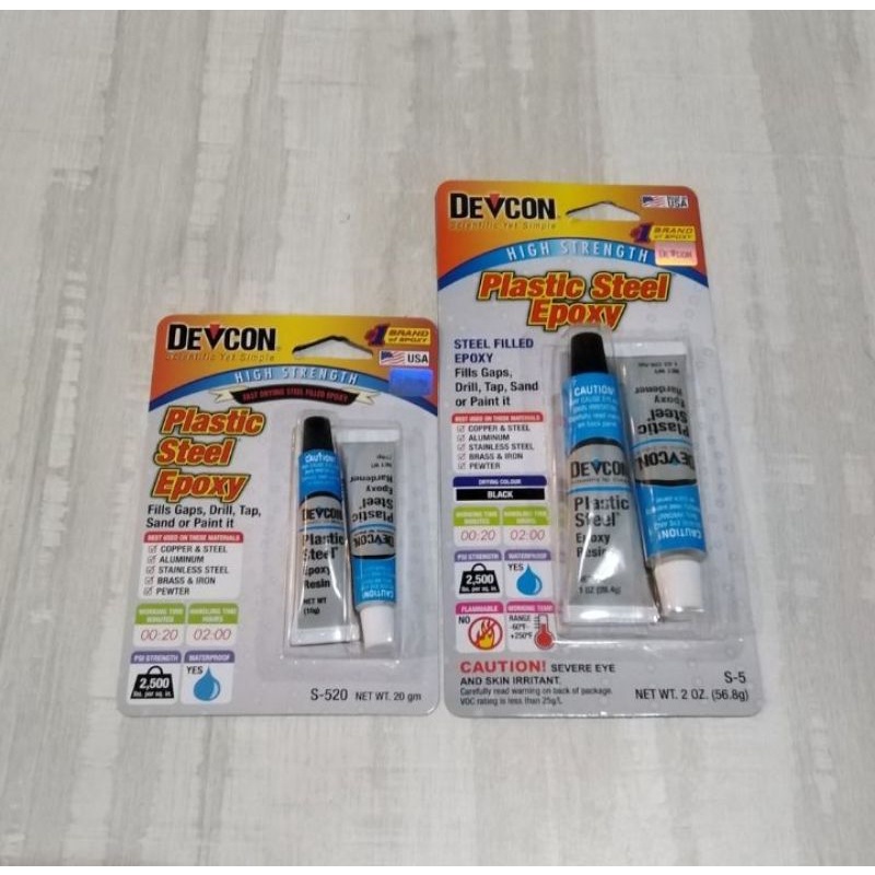 PANDIKIT SA STAINLESS DEVCON PLASTIC STEEL EPOXY 20G (S-520) / 56.8G (S ... PANDIKIT SA STAINLESS DEVCON PLASTIC STEEL EPOXY 20G (S-520) / 56.8G (S ...