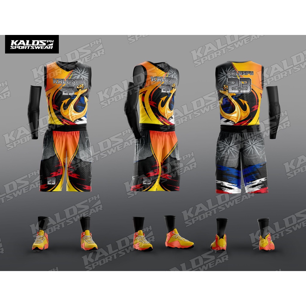 00123 SEAFARER MARINE SEAMAN DESIGN BASKETBALL JERSEY SET SANDO AND ...