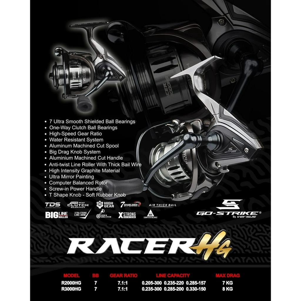 Versus GO-STRIKE RACER HG SPINNING Reel (POWER HANDLE) | Shopee Philippines