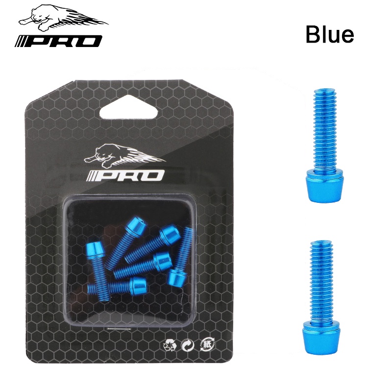 Colorful 6- Pcs M5x18 Bolt Screw For Mtb Road Bicycle Stem And Bottle ...
