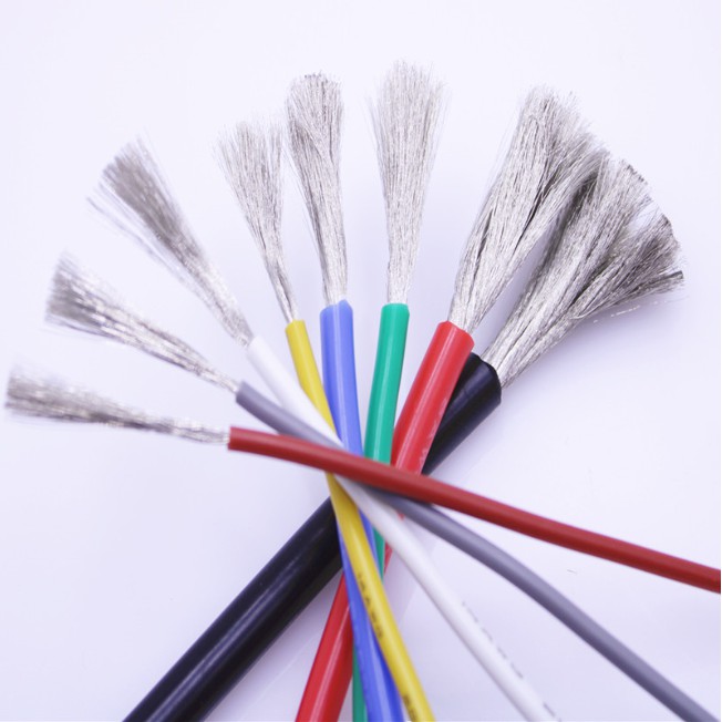 High Quality Soft Silicone Flexi Flexible Multicore Wire Cable Black Red White blue yellow green ...