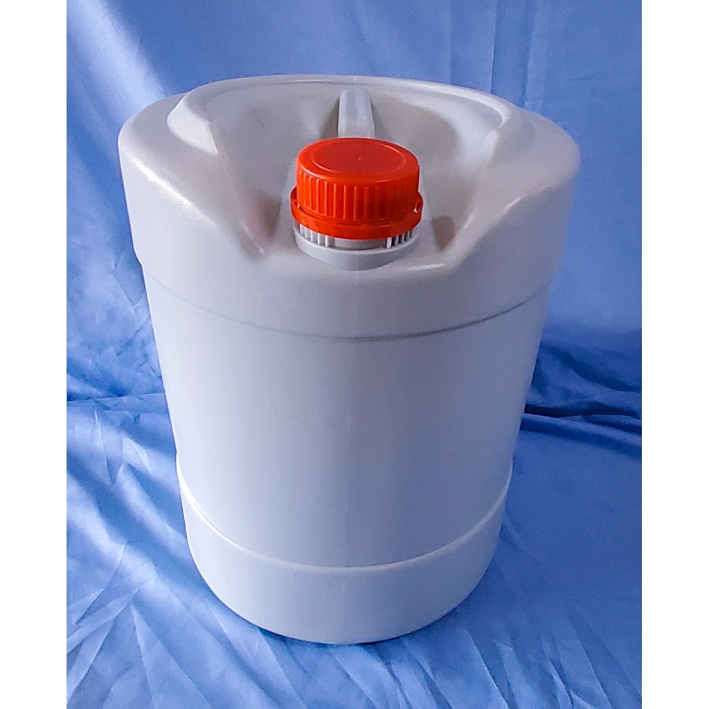 Heavy Duty Dirty White Pail for Liquid with Tamper Proof Red Cap and ...