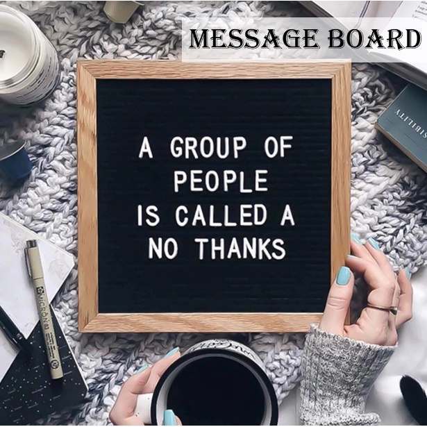 Felt Letter Board Wooden Frame Changeable Symbols Message Boards for ...