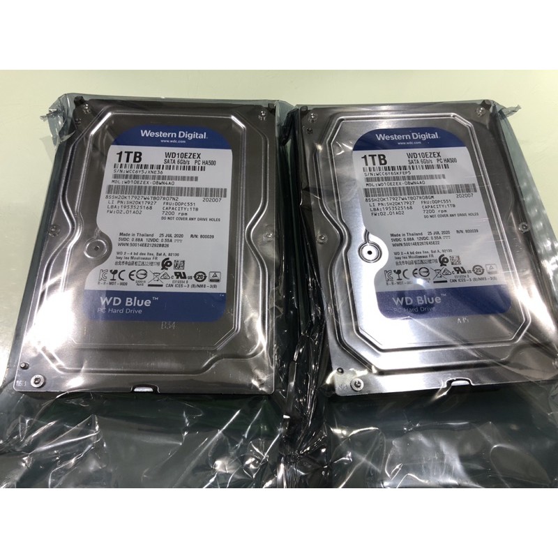 Western digital Blue WD10EZEX 1TB 3.5" SATA 6Gb/s 7200rpm HDD | Shopee ...