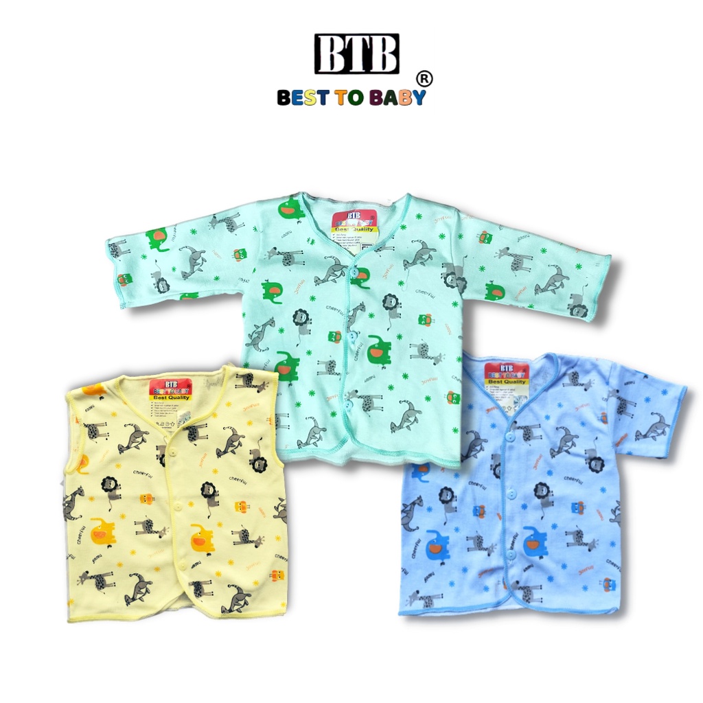 Newborn Baby Clothes Short Long SNI Cheerful DKW BTB | Shopee Philippines