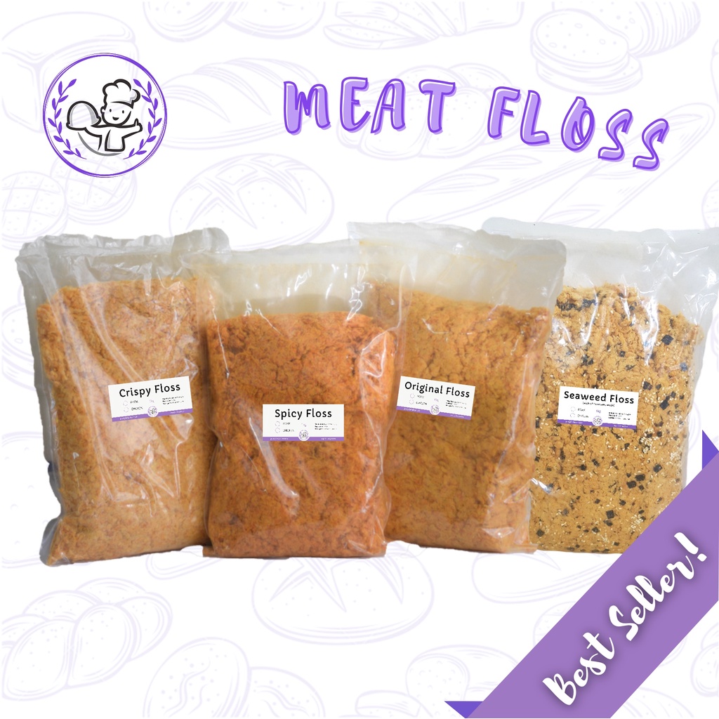 [PREMIUM] Pork Floss / Chicken Floss (Meat Floss/Mahu) 1kg | Shopee ...