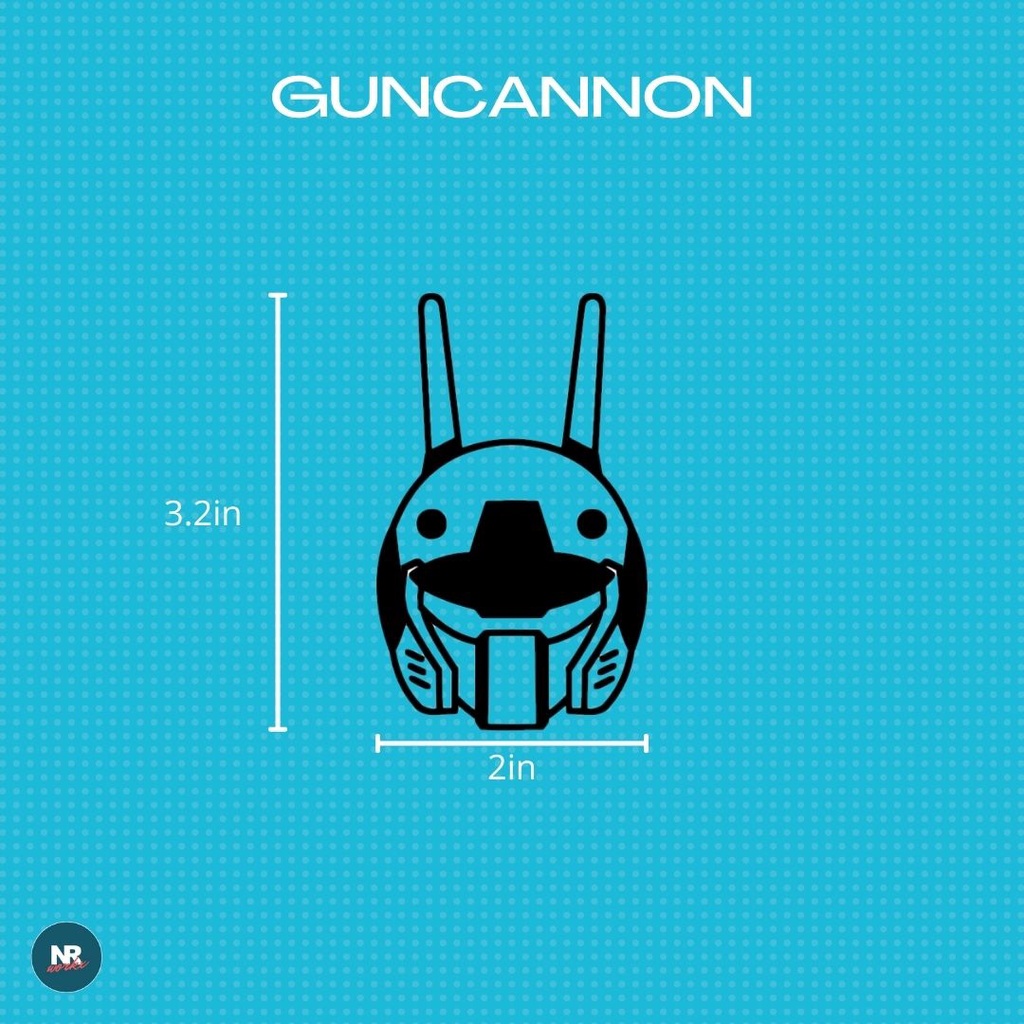 [Black 02] Gundam Gunpla Head Vinyl Decal/Sticker | Shopee Philippines