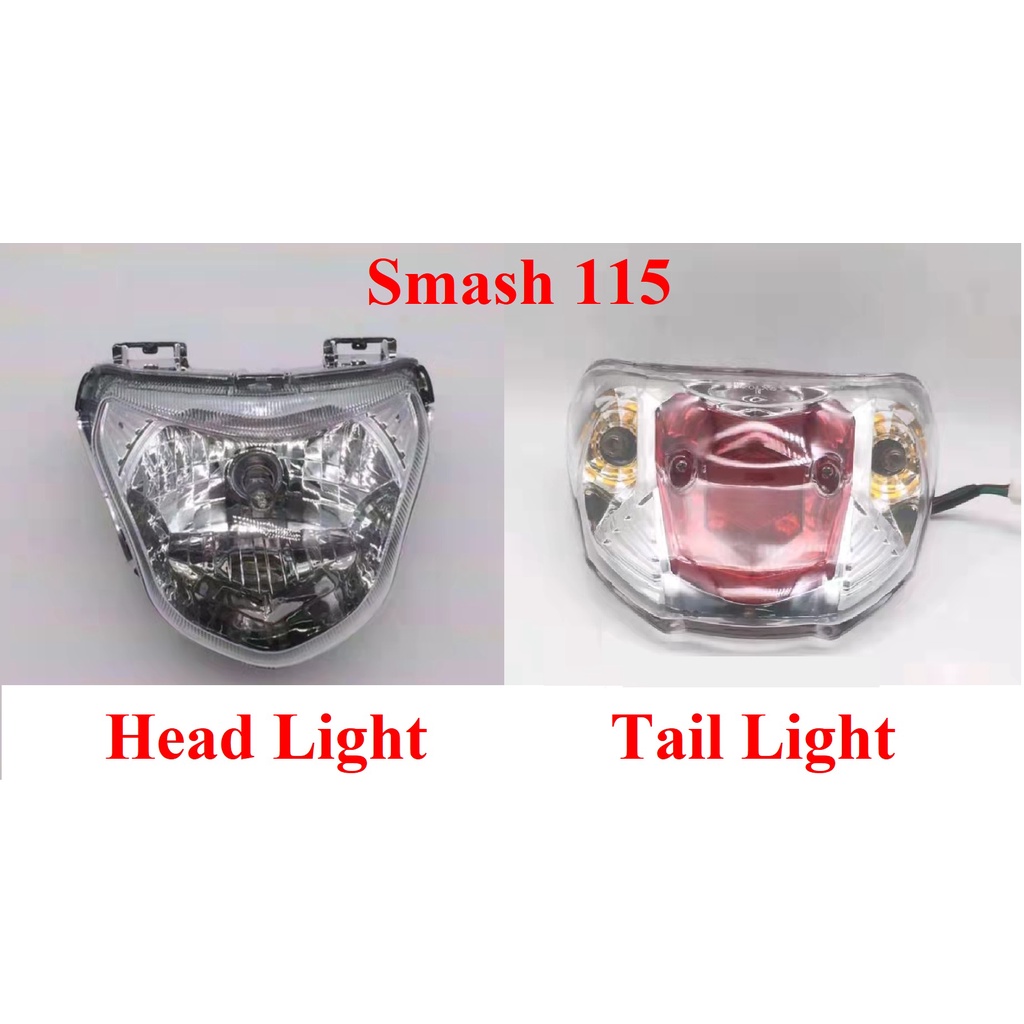 Motorcycle Headlight / Tail Light /Winker Lamp - Smash 115 | Shopee ...
