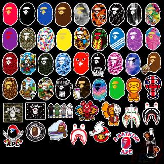 BAPE AAPE Harajuku Stickers 50Pcs/Set DIY Luggage Laptop Skateboard ...