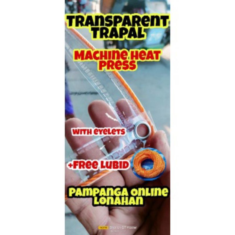 21inch x 87inch jeep window TRANSPARENT CLEAR TRAPAL (MACHINE HEAT ...