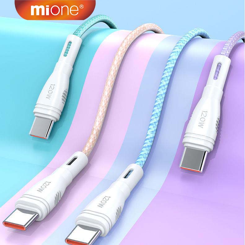 Mione 120W USB Cable Type C 6A Fast Charger Quick Charger 3.0 USB To ...