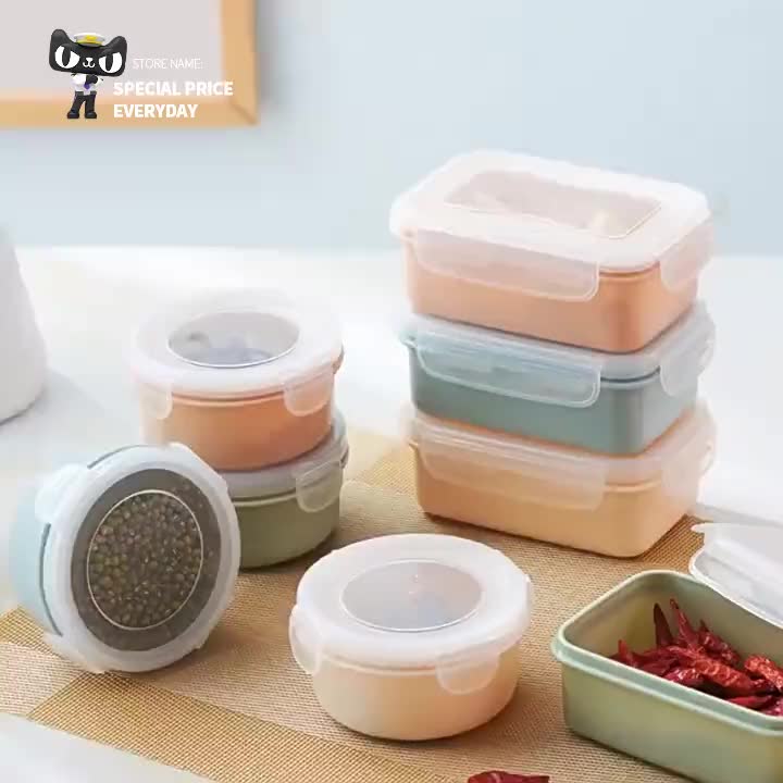 Mini Food Storage Boxes Japanese Style Refrigerator Fresh-keeping ...