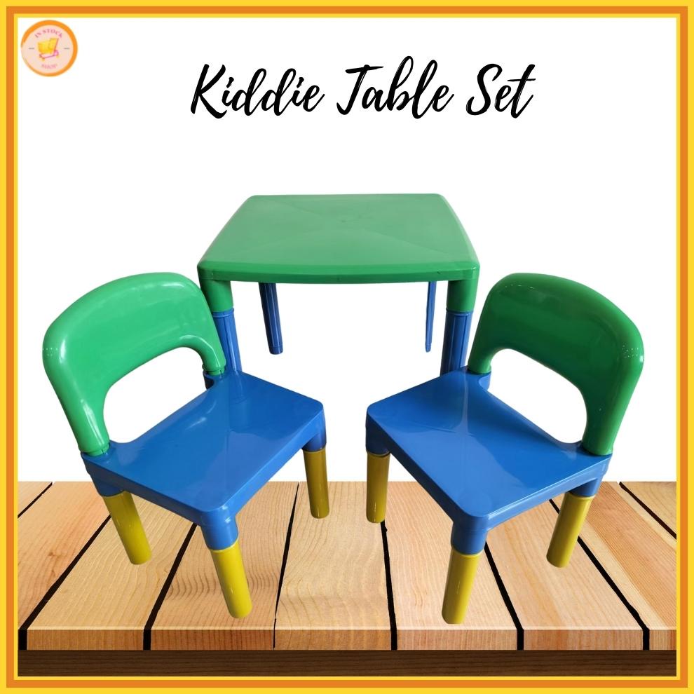 KIDS STUDY TABLE SET WITH 2 CHAIRS / STUDY TABLE FOR KIDS / TABLE WITH ...