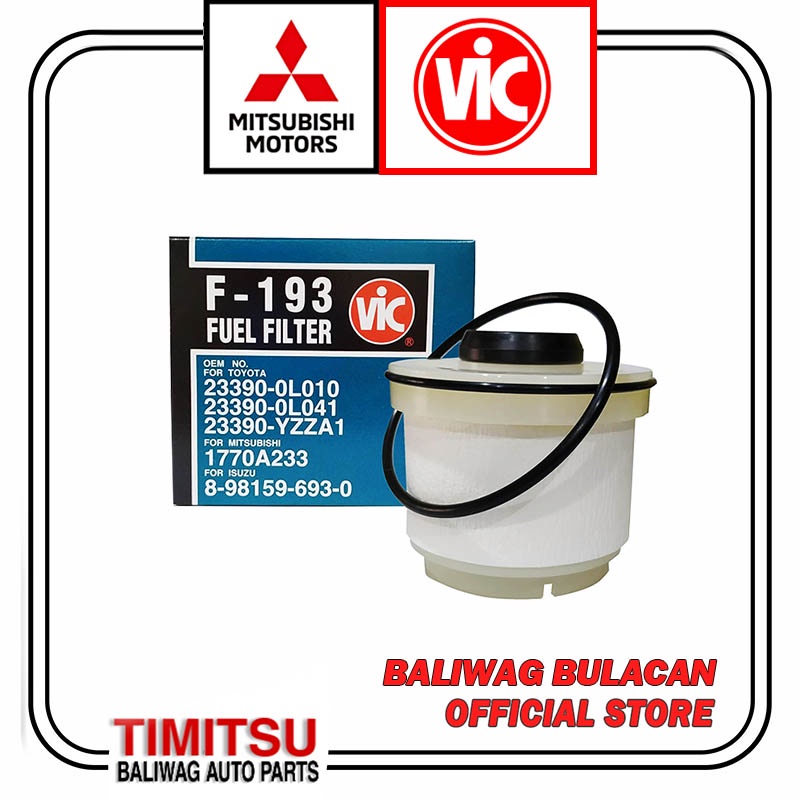 FUEL FILTER MITSUBISHI TRITON L200 NATIVA MONTERO INNOVA HILUX HIACE ...