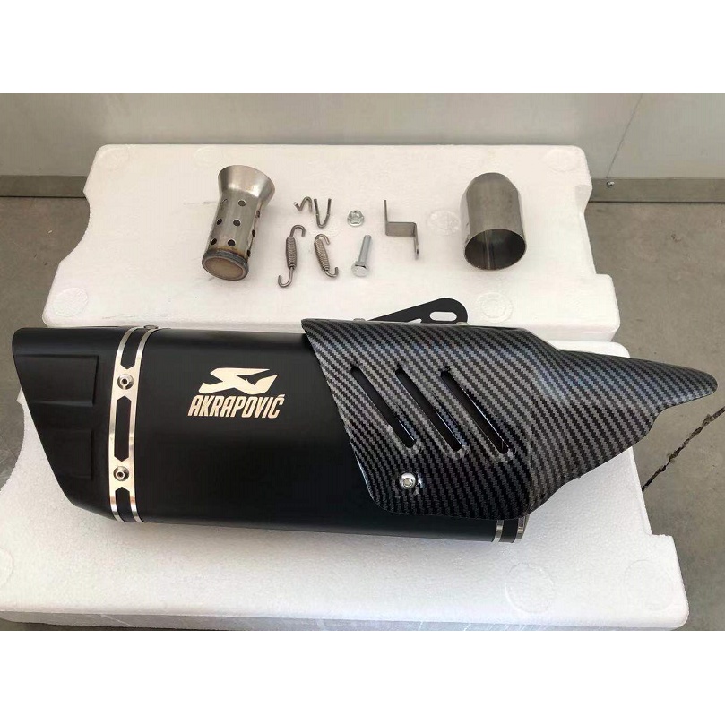 AKRAPOVIC M1 Motor Exhaust Muffler Pipe (38-51mm inlet) | Shopee ...