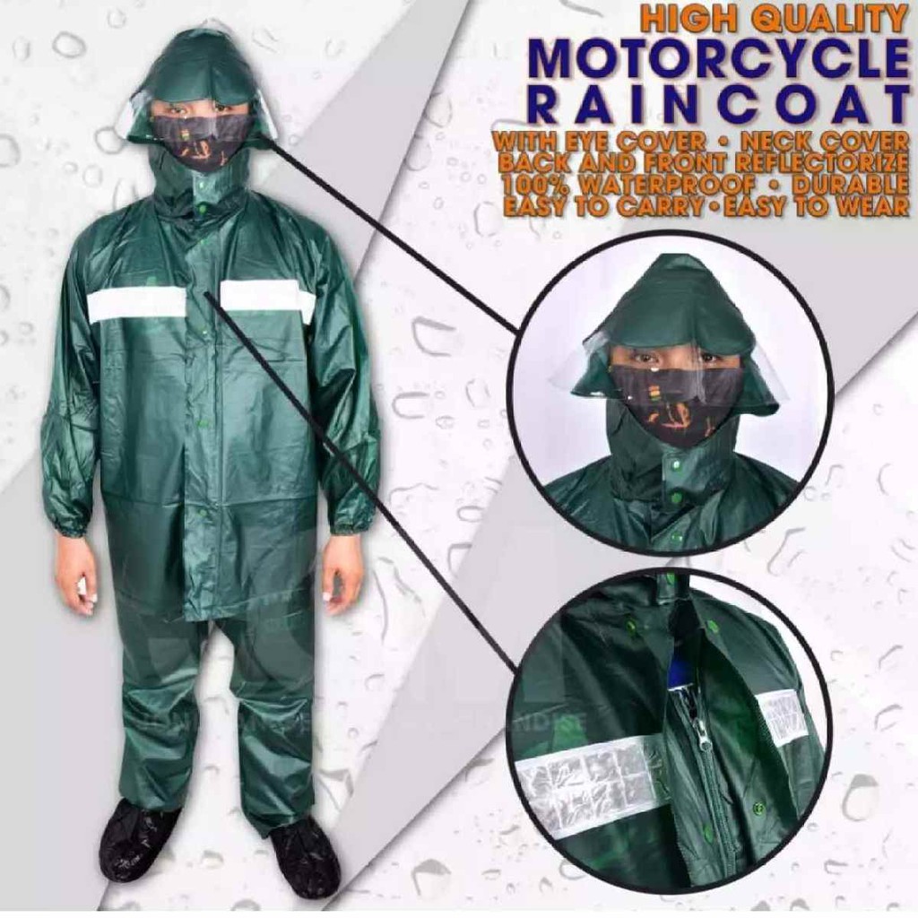 #922 Titanium Raincoat Rubberized Makapal Kapote Popular Waterproof ...