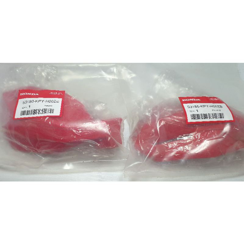 Original Pair left and right Hand Guard XRM125 FI Red Genuine Honda ...
