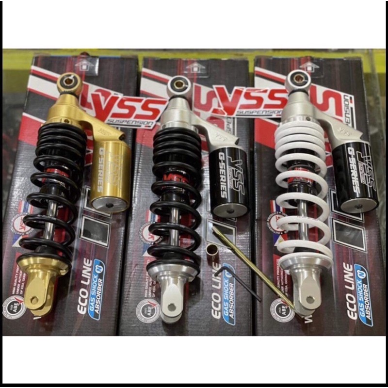 Yss G-Series mono shock for Mio,beat,click,skydrive (300mm and 330mm ...
