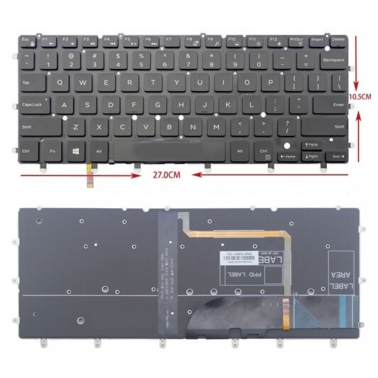 laptop keyboard for Inspiron 13-7347 13-7348 13-7352 13-7353 13-7359 ...