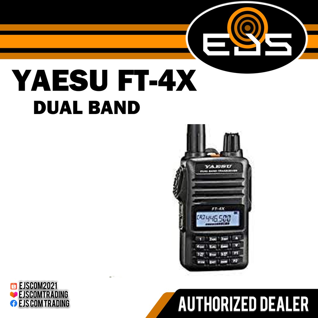 YAESU FT4X DUAL BAND PORTABLE RADIO SINGLE DISPLAY | Shopee Philippines