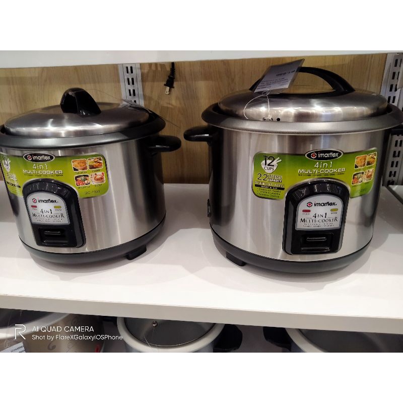 Imarflex Rice Cooker 4 in 1 Multi Cooker | Shopee Philippines