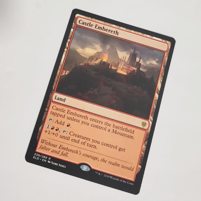 MTG Card CASTLE EMBERETH Magic the Gathering Trading Card Game Land ...