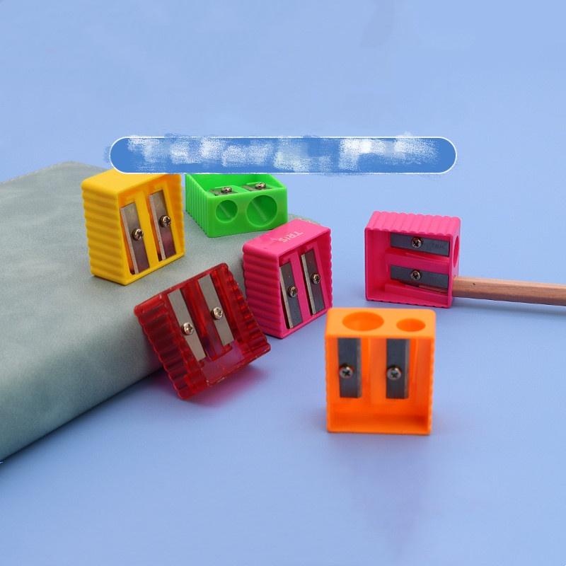 24 Pcs Double Pencil Sharpener Pantasa Dual Size Sharpener | Shopee ...