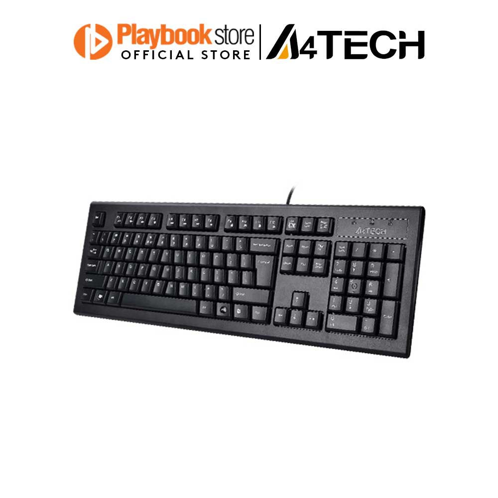 A4Tech KRS-85 Comfort Round Edge Keycaps FN Hot Keys Full-Size USB ...