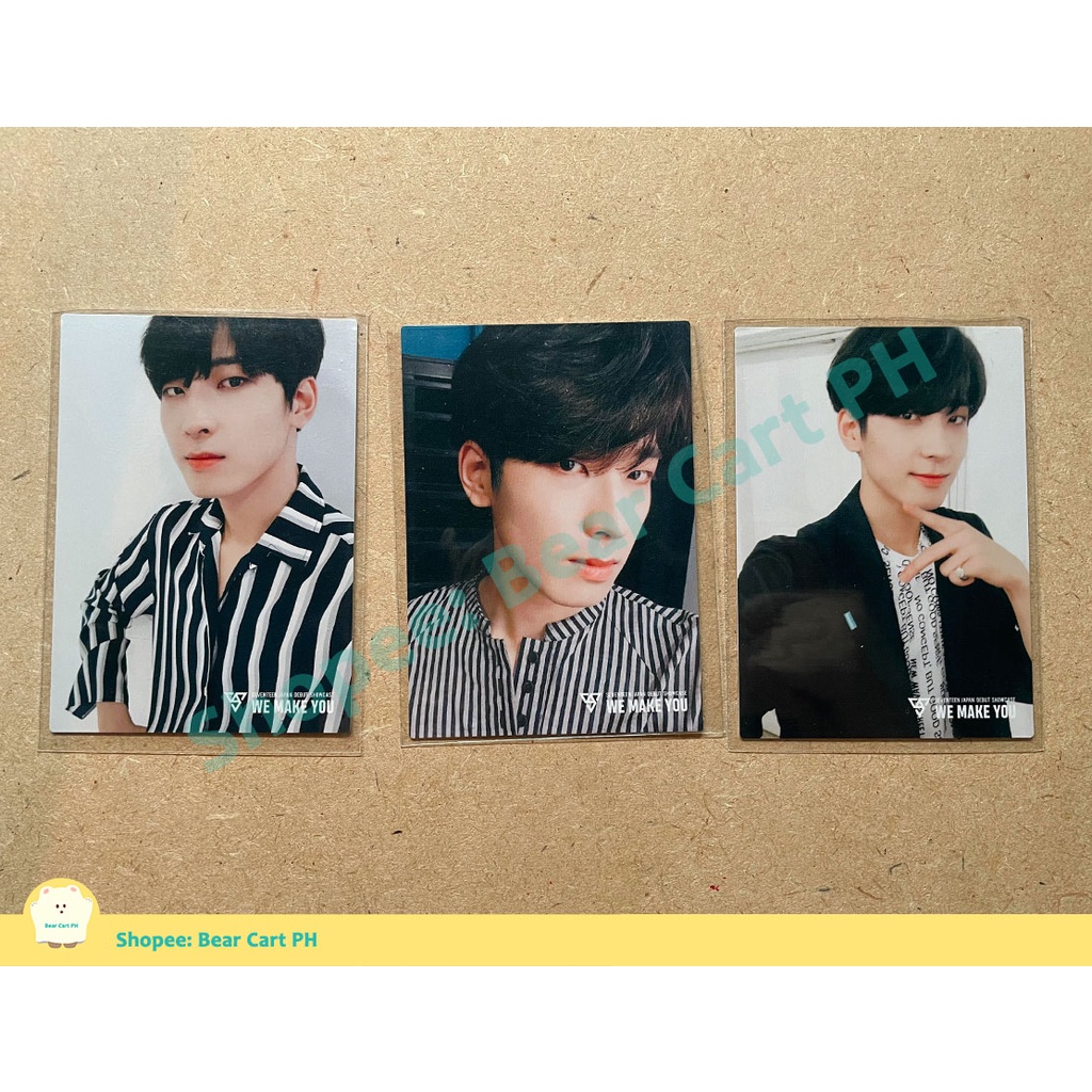 SEVENTEEN We Make You Wonwoo Selca Trading Card Set Photocard Wonu SVT ...