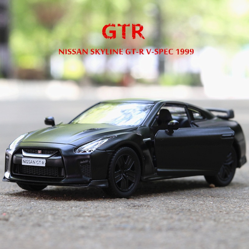 1/36 Scale Nissan GTR Supercar Diecast car model Pull back car Toy ...