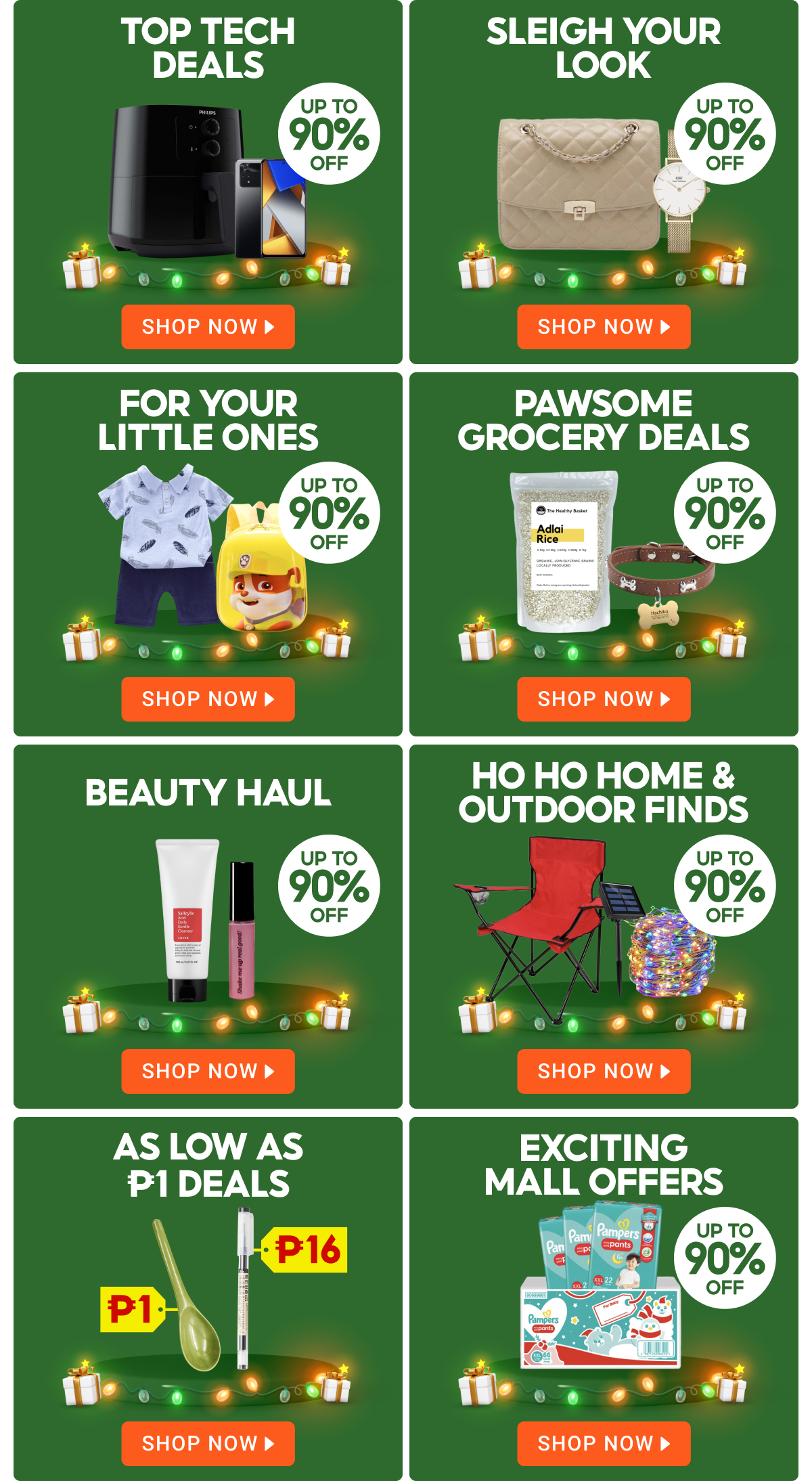 12.12 Mega Pamasko Sale 2024 | Opening Sale | Shopee PH