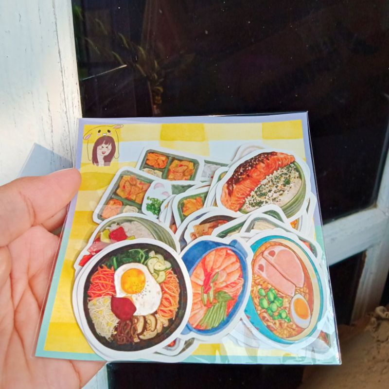 40 PCS FOOD SHAPE STICKERS | Aesthetic Stickers | Tumblr sticker | Cute ...